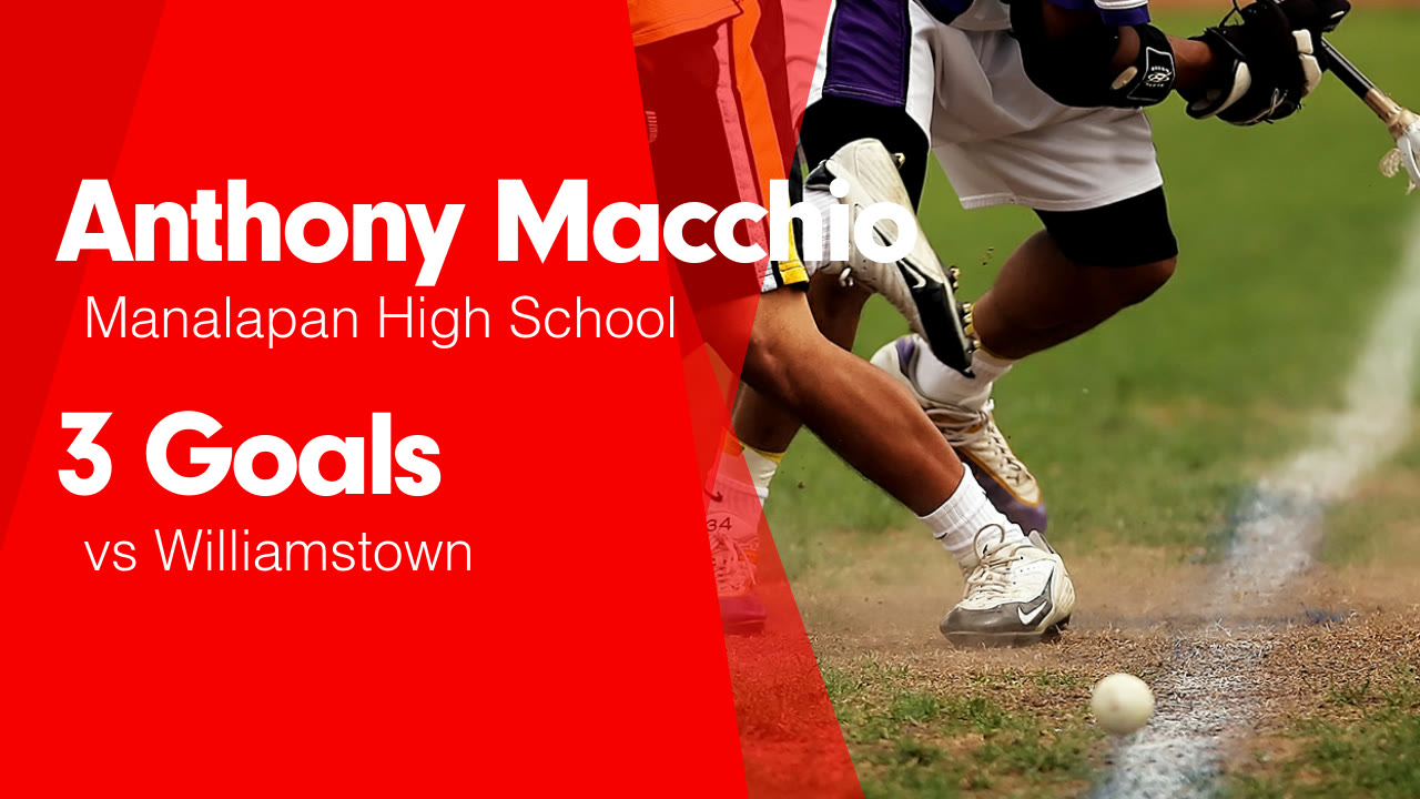 3 Goals vs Williamstown - Anthony Macchio highlights - Hudl