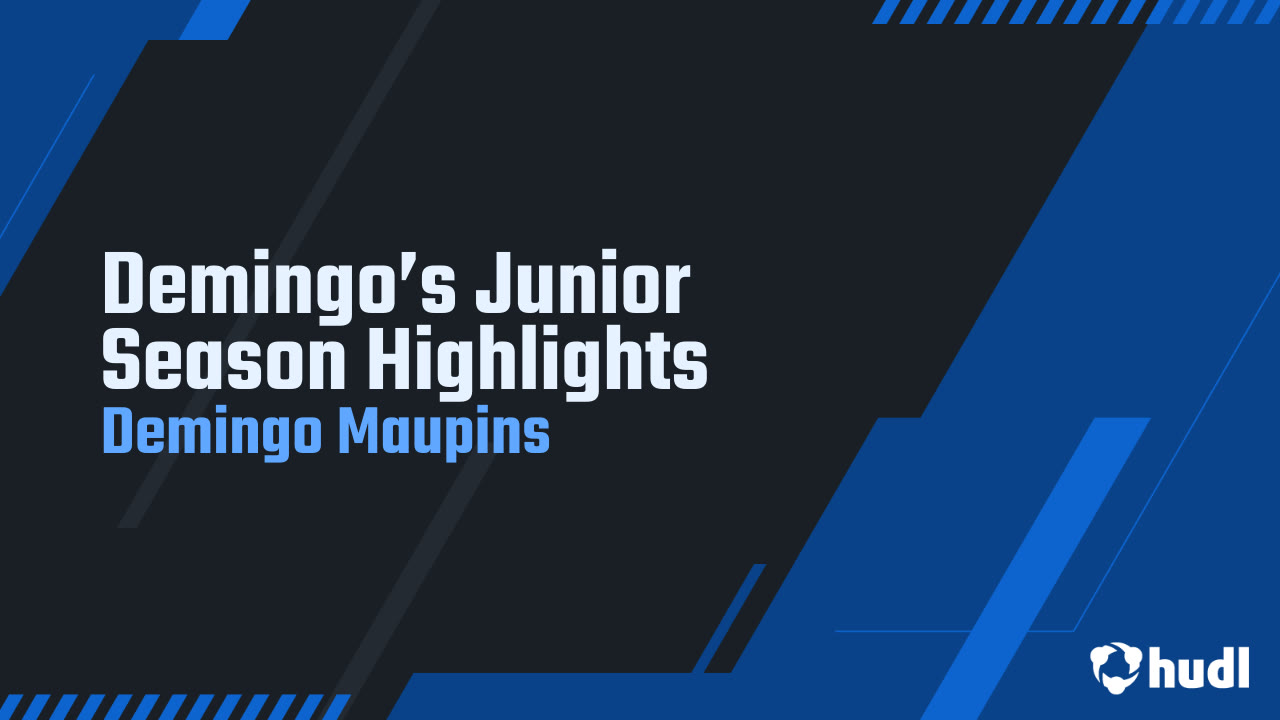 Demingo’s Junior Season Highlights - Demingo Maupins highlights - Hudl