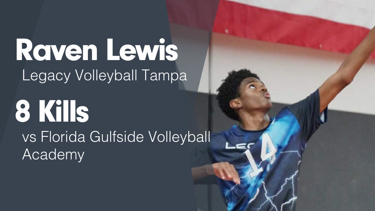 8 Kills vs Florida Gulfside Volleyball Academy - Raven Lewis highlights ...