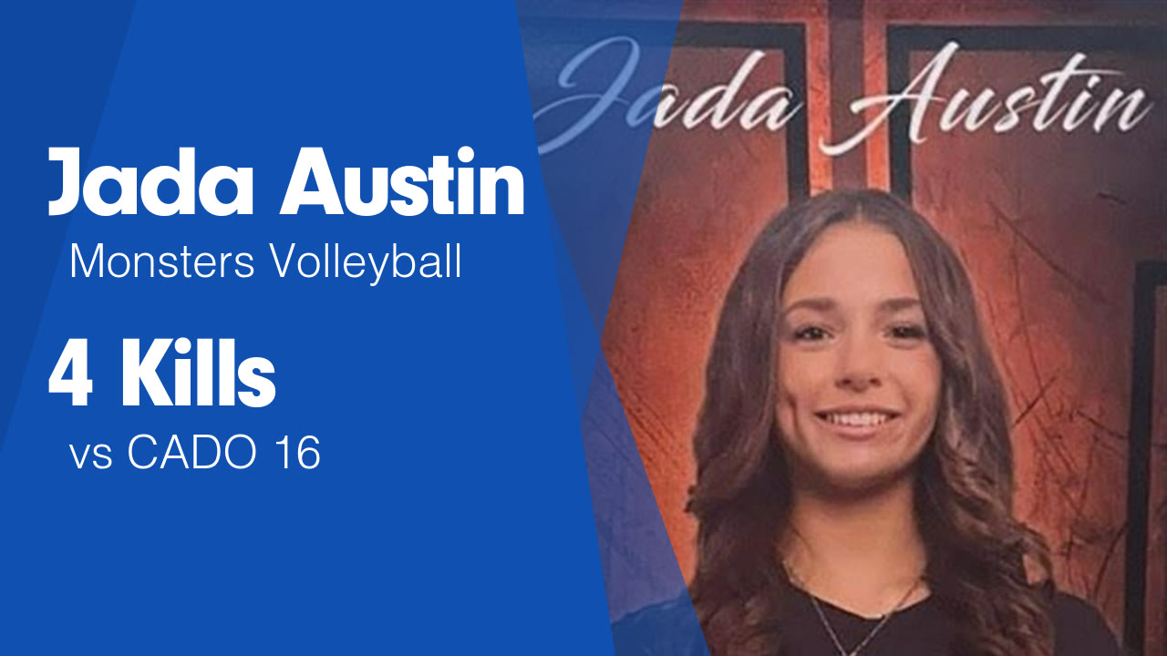 4 Kills vs CADO 16 - Jada Austin highlights - Hudl