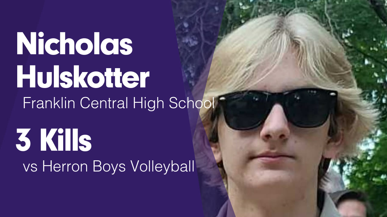 3 Kills vs Herron Boys Volleyball - Nicholas Hulskotter highlights - Hudl