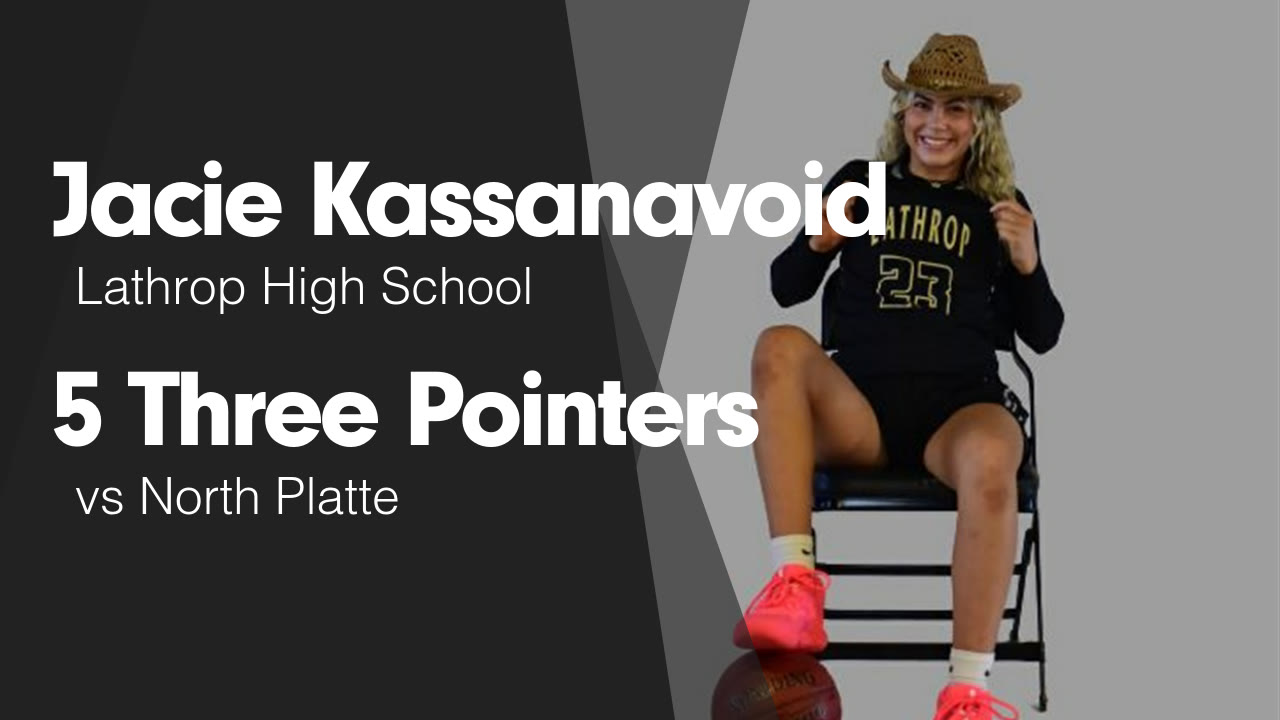 5 Three Pointers vs North Platte - Jacie Kassanavoid highlights - Hudl