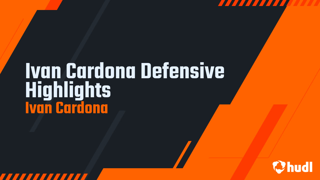 Ivan Cardona Defensive Highlights - Ivan Cardona highlights - Hudl