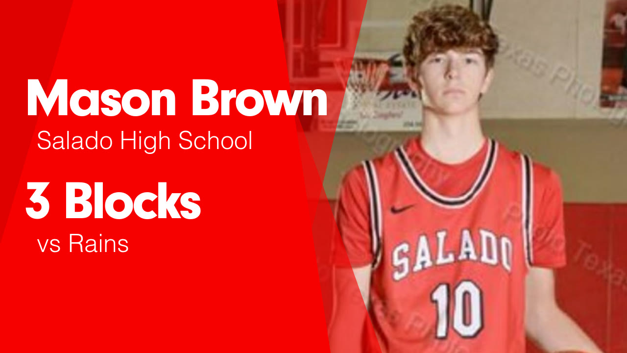 3 Blocks vs Rains - Mason Brown highlights - Hudl