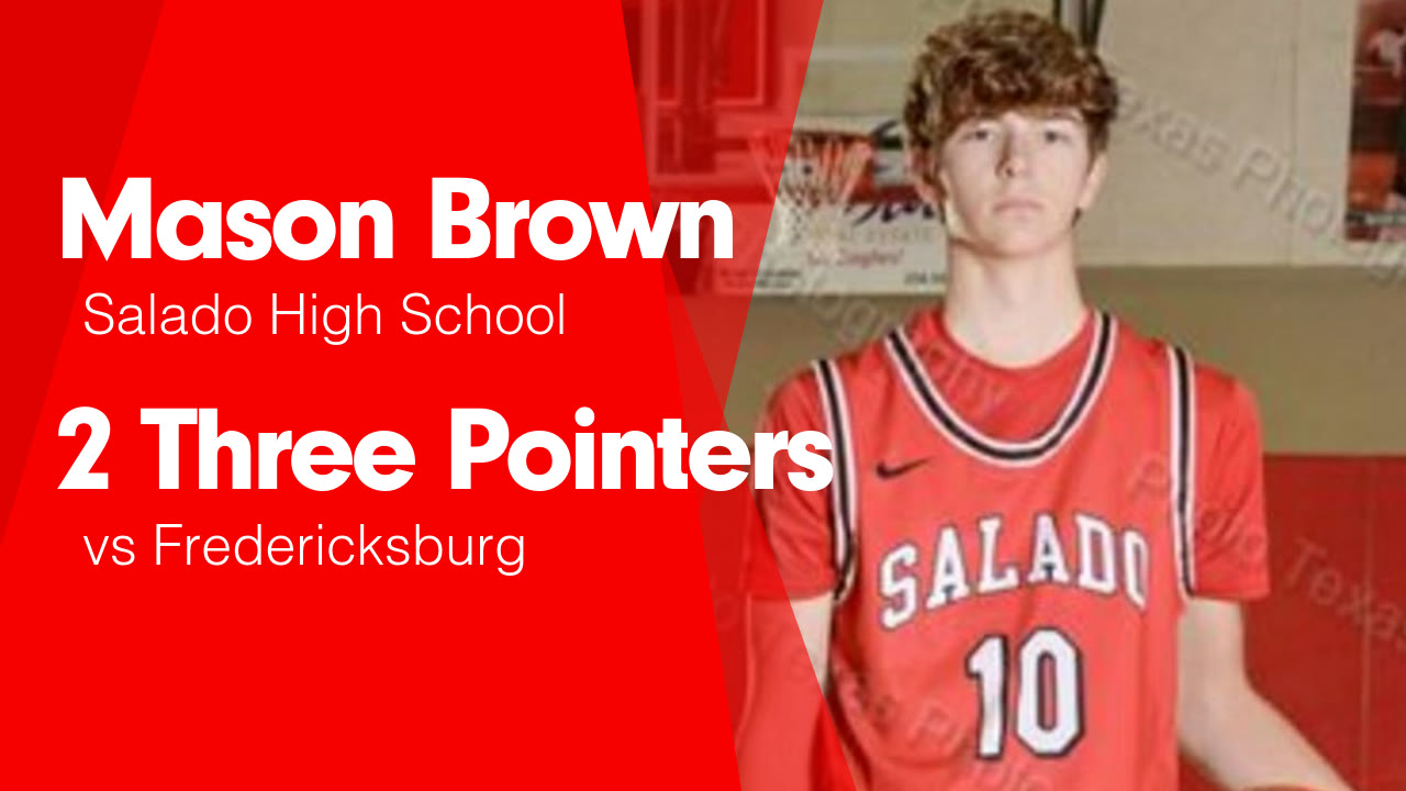 2 Three Pointers vs Fredericksburg - Mason Brown highlights - Hudl
