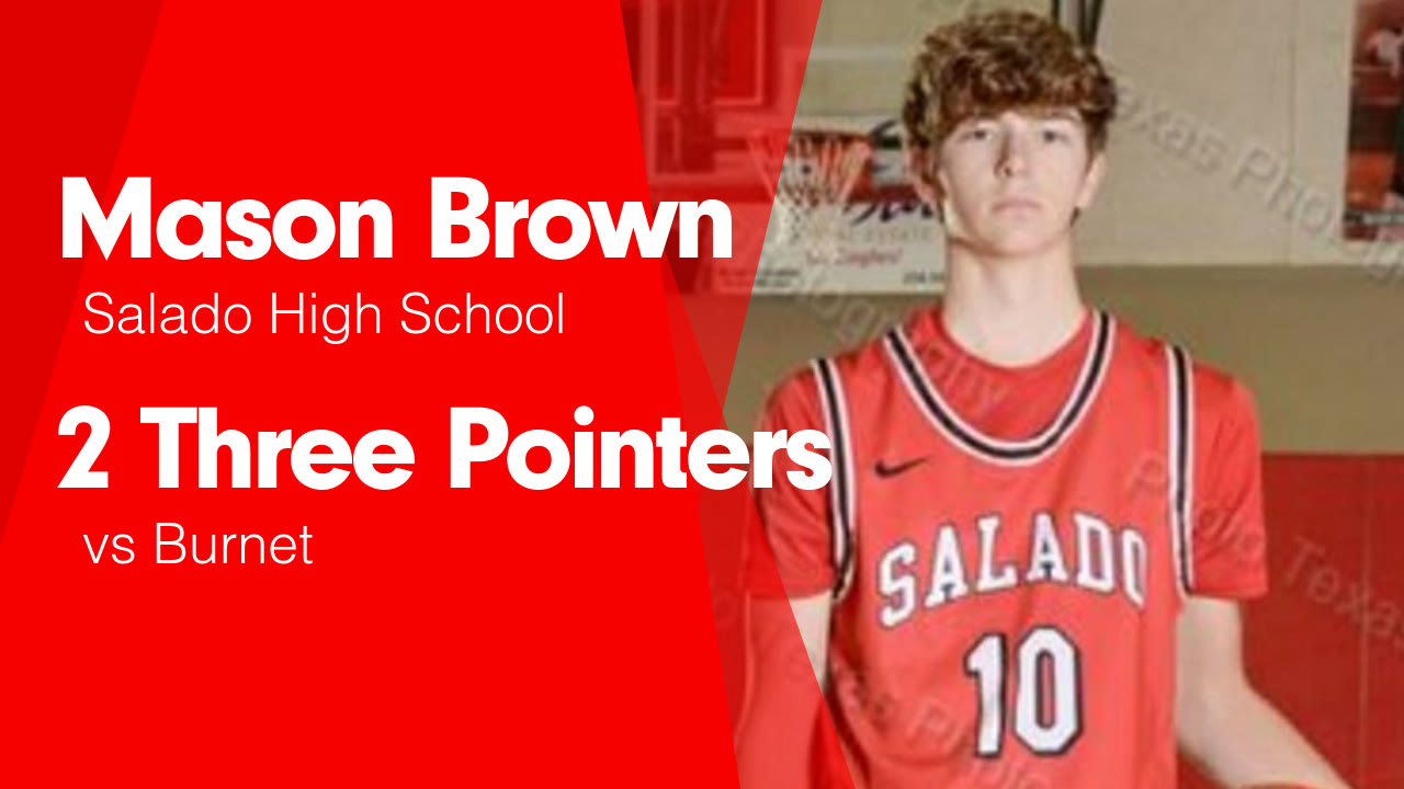 2 Three Pointers vs Burnet - Mason Brown highlights - Hudl