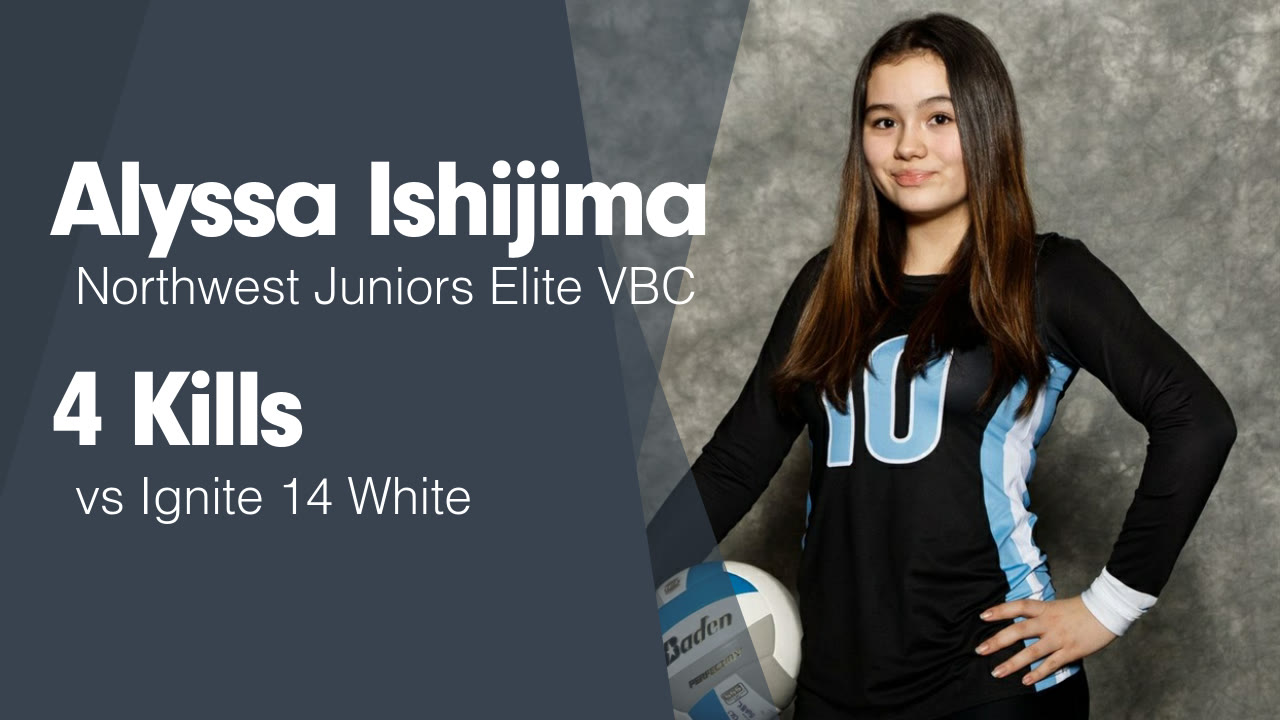 4 Kills vs Ignite 14 White - Alyssa Ishijima highlights - Hudl