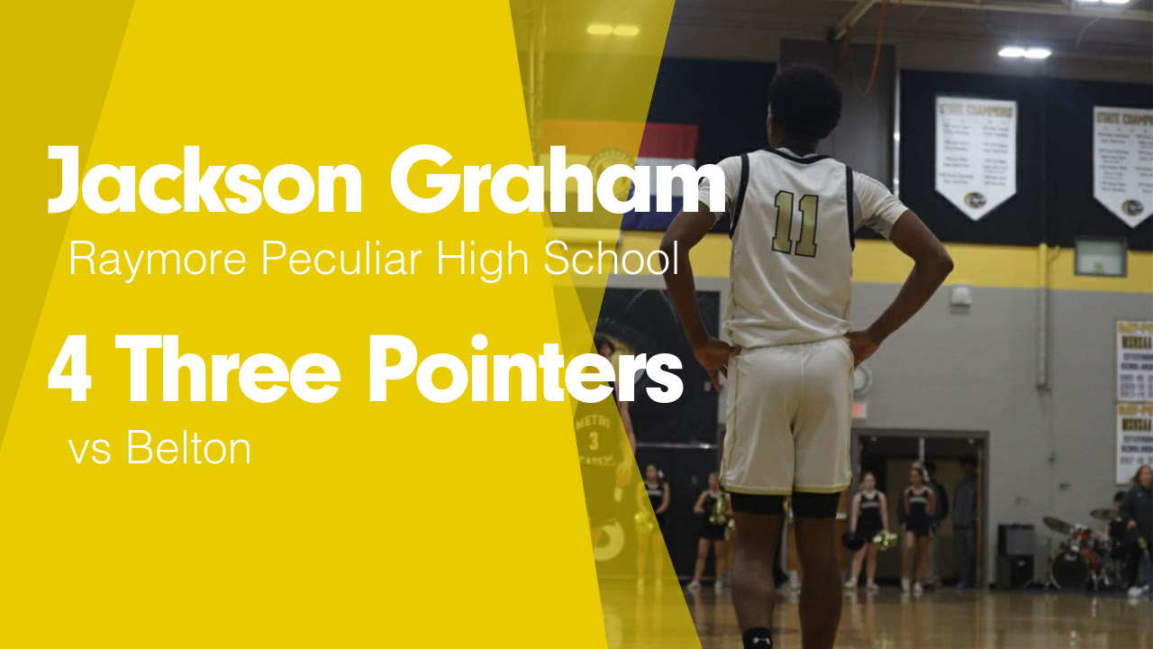 4 Three Pointers vs Belton - Jackson Graham highlights - Hudl