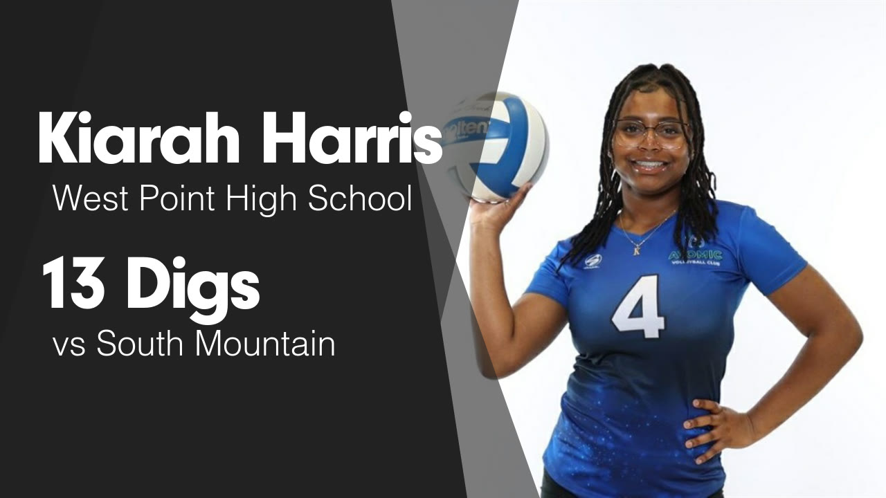 13 Digs vs South Mountain - Kiarah Harris highlights - Hudl