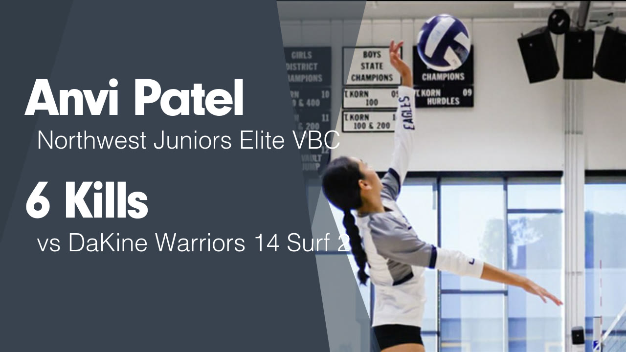 6 Kills vs DaKine Warriors 14 Surf 2 - Anvi Patel highlights - Hudl
