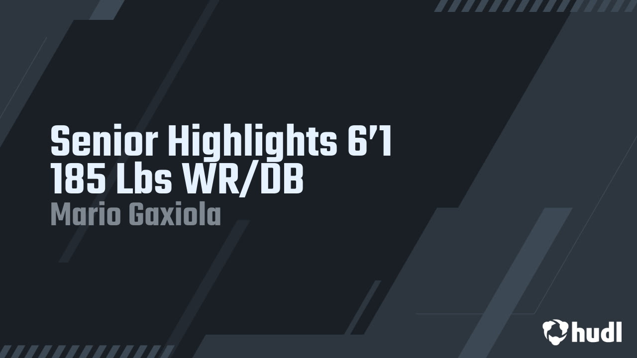 10 Game Highlight 6’1 178 Lbs WR/DB 2026 - Mario Gaxiola highlights - Hudl