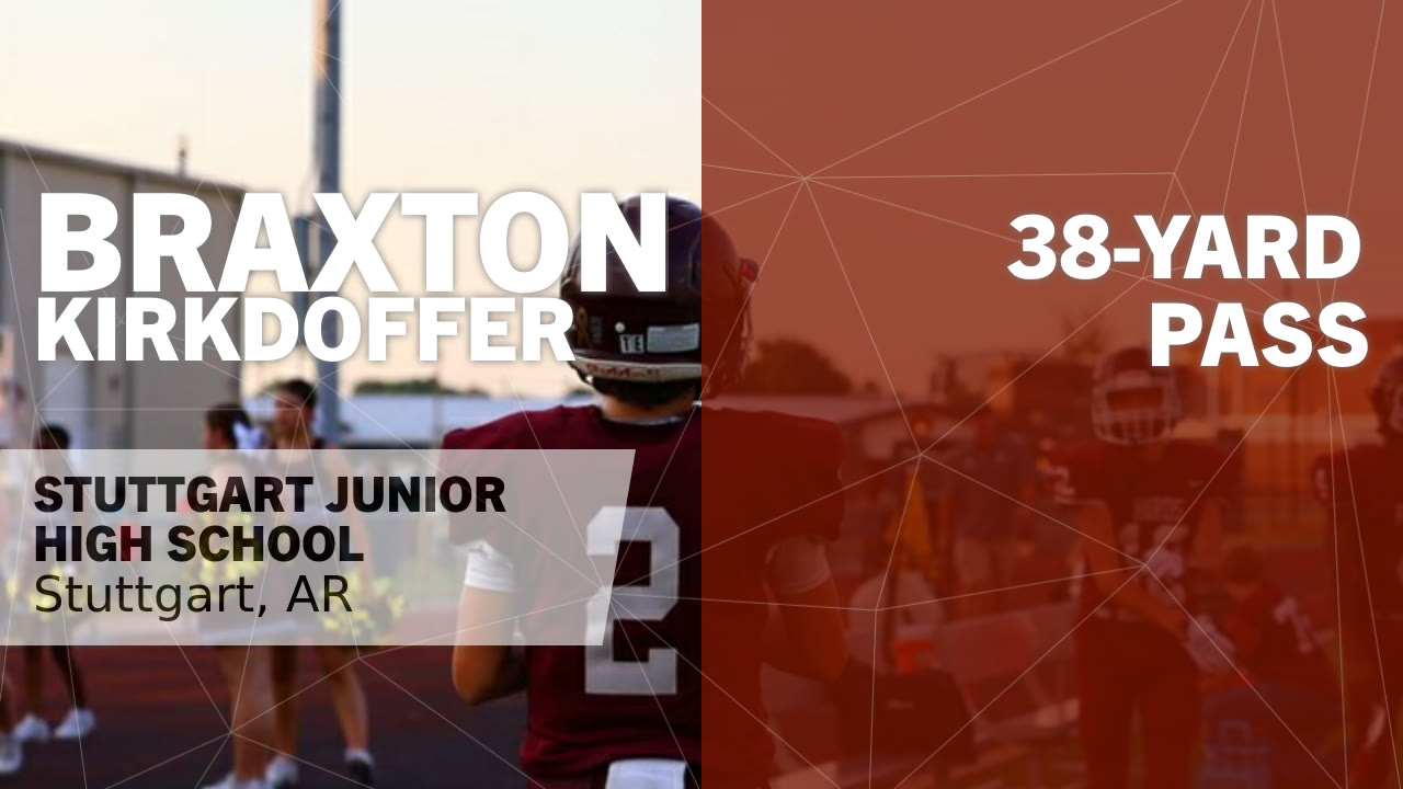 38-yard Pass vs Central Arkansas Christian - Braxton Kirkdoffer ...