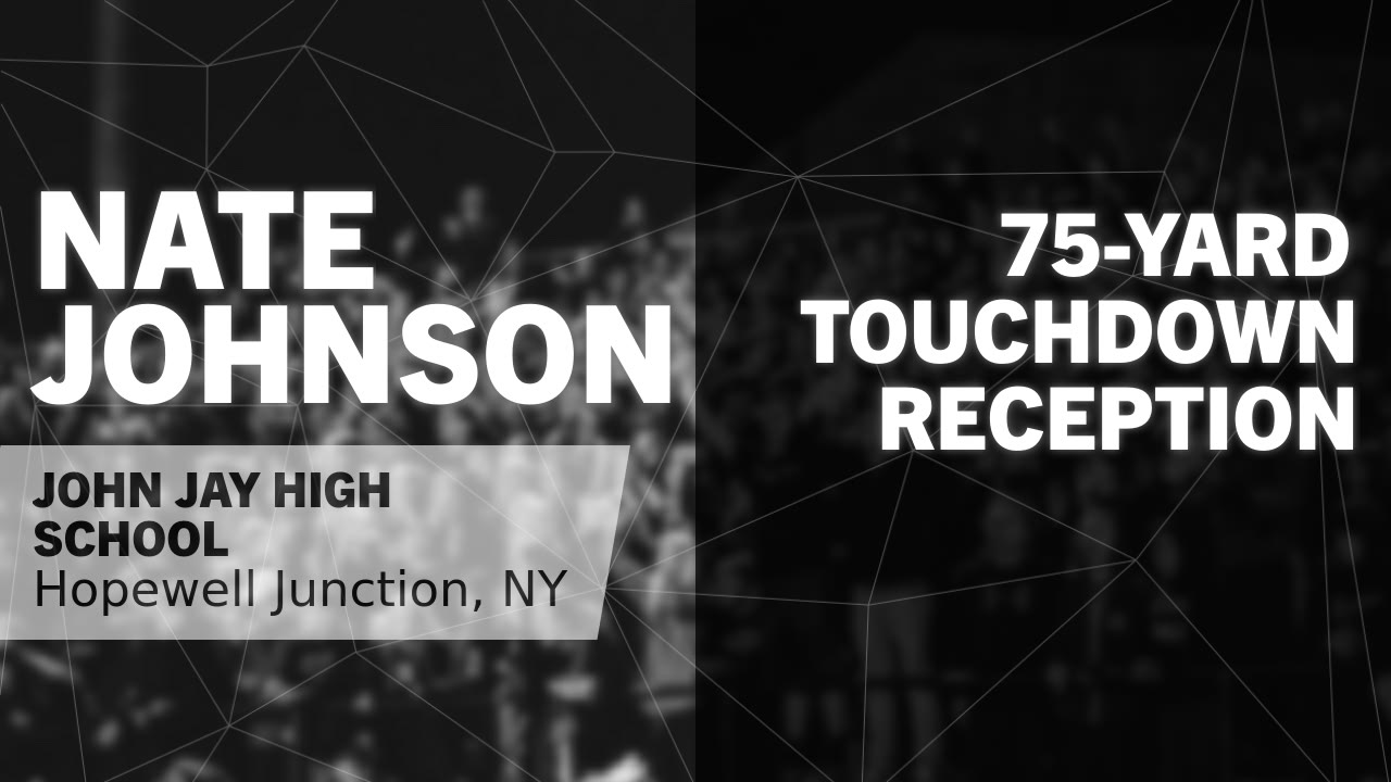 75-yard Touchdown Reception vs Carmel - Nate Johnson highlights - Hudl