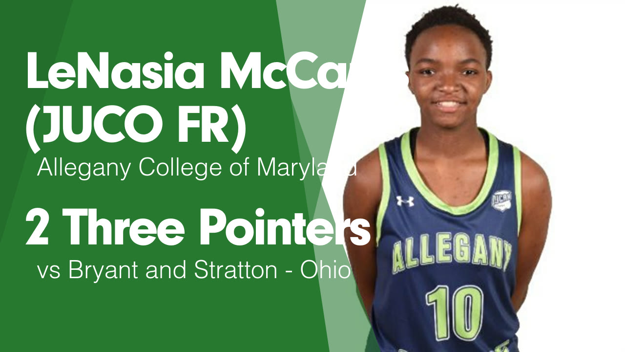 2 Three Pointers vs Bryant and Stratton - Ohio - LeNasia McCants (JUCO ...