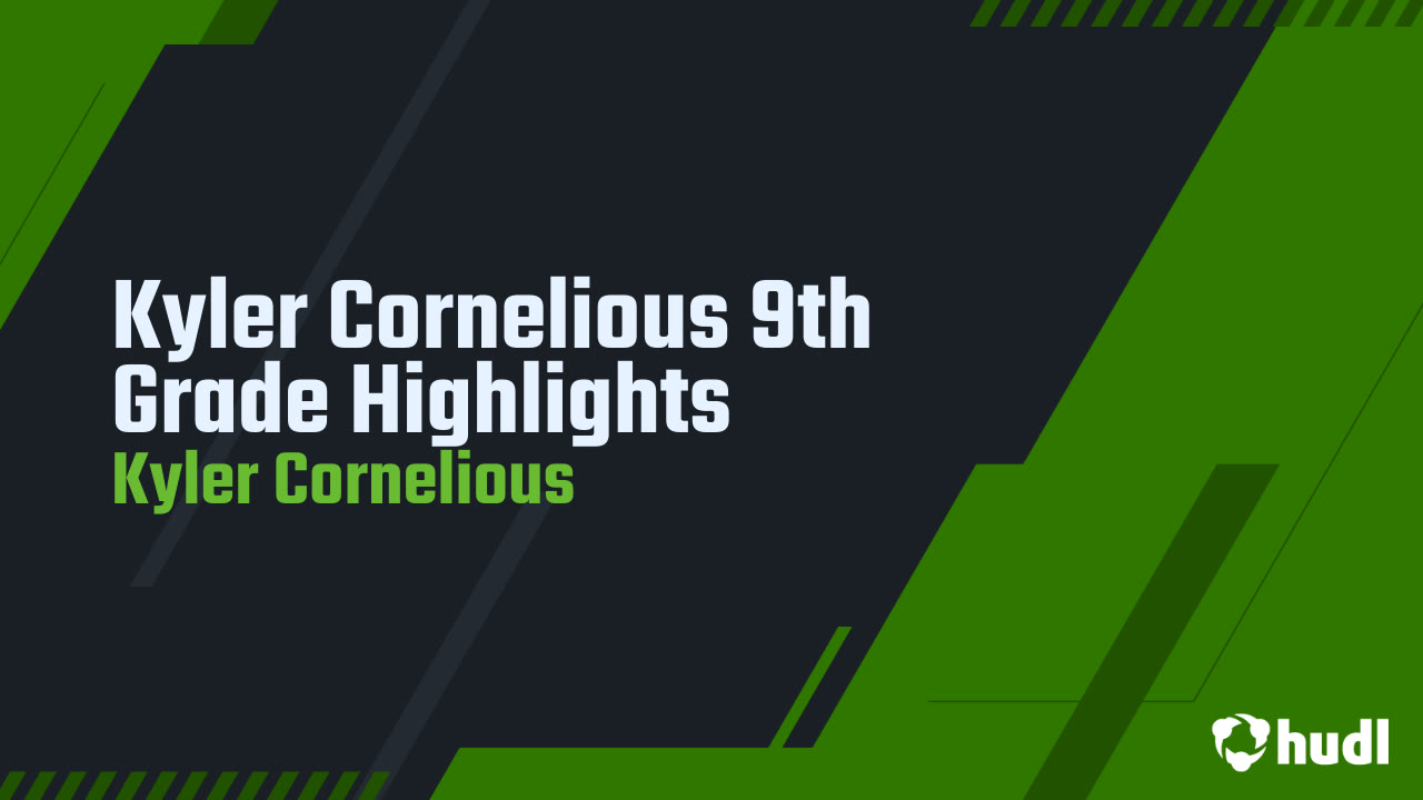 Kyler Cornelious 9th Grade Highlights - Kyler Cornelious highlights - Hudl