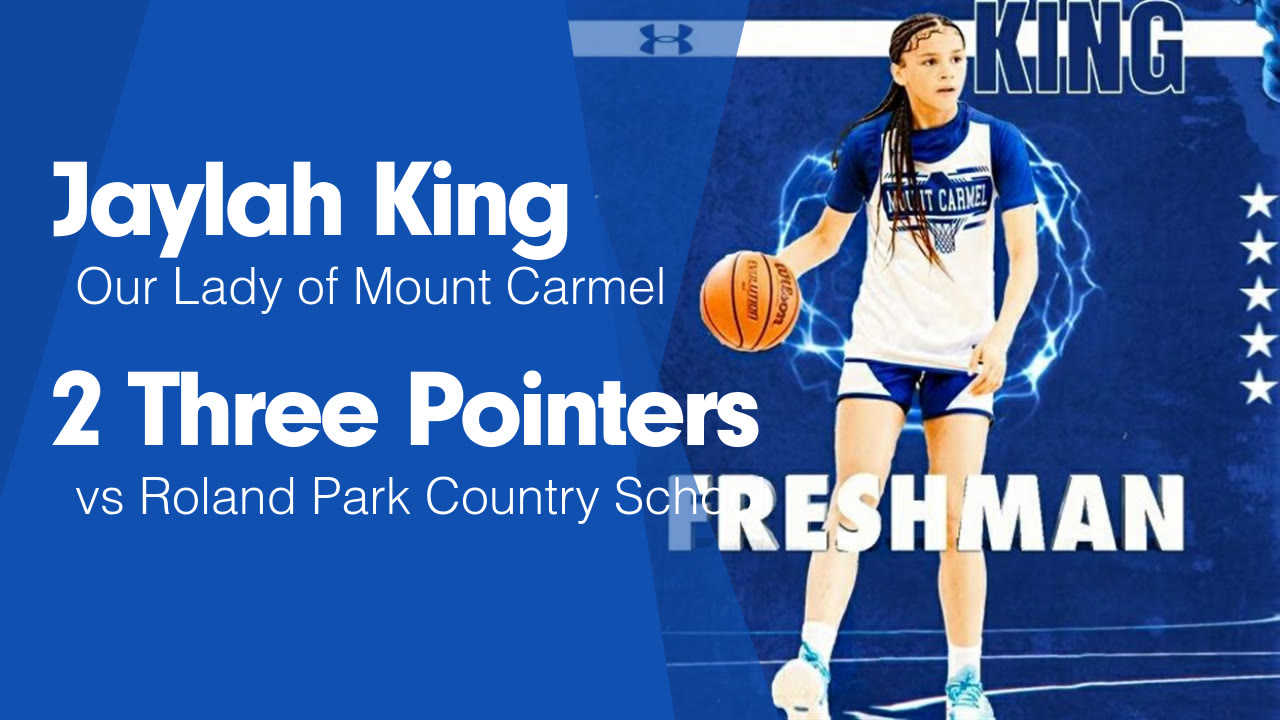 2 Three Pointers vs Roland Park Country School - Jaylah King highlights ...