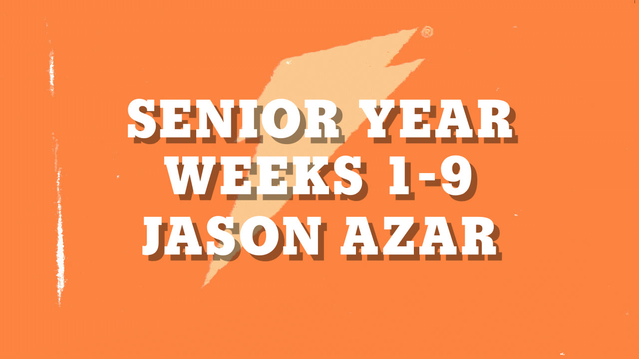 Senior year weeks 1-9 - Jason Azar highlights - Hudl