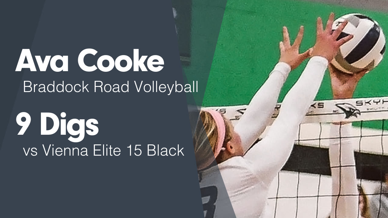 9 Digs vs Vienna Elite 15 Black - Ava Cooke highlights - Hudl
