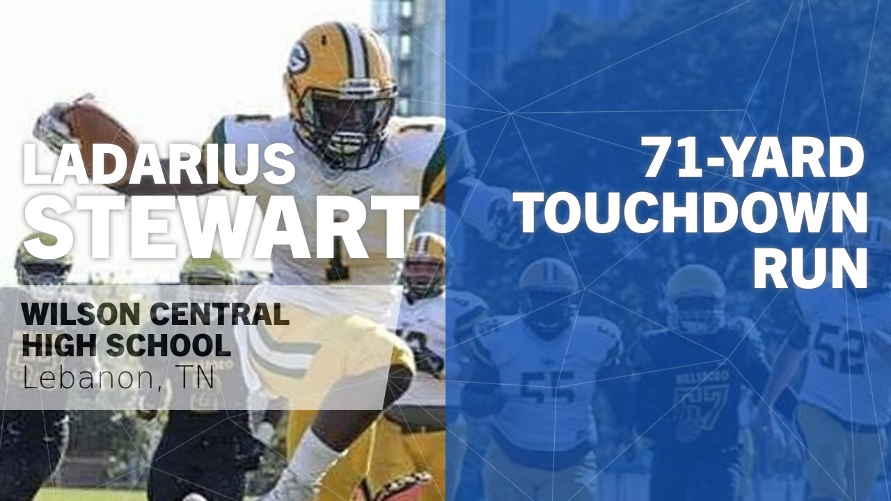 71-yard Touchdown Run vs Beech - Ladarius Stewart highlights - Hudl